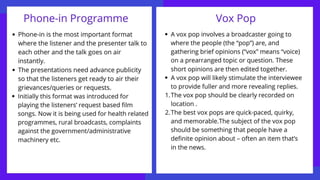 Different types of Radio Formats | PDF
