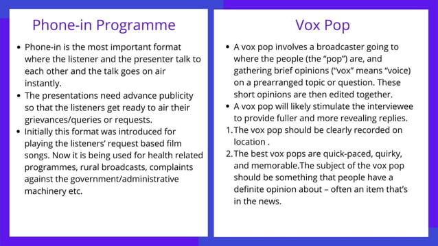 Different types of Radio Formats | PDF