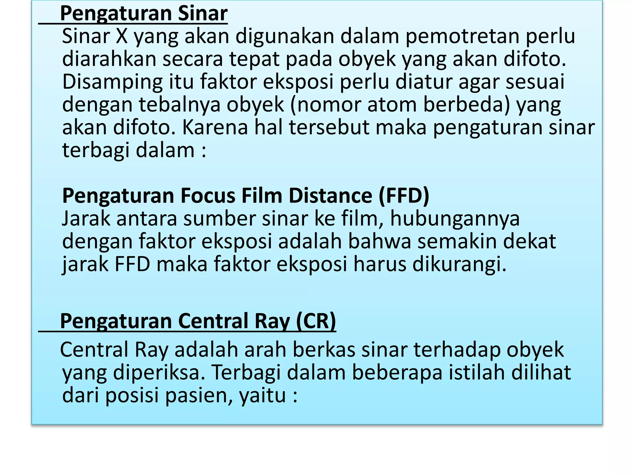Radiofotografi ii ( ATRO NUSANTARA JAKARTA) | PPTX