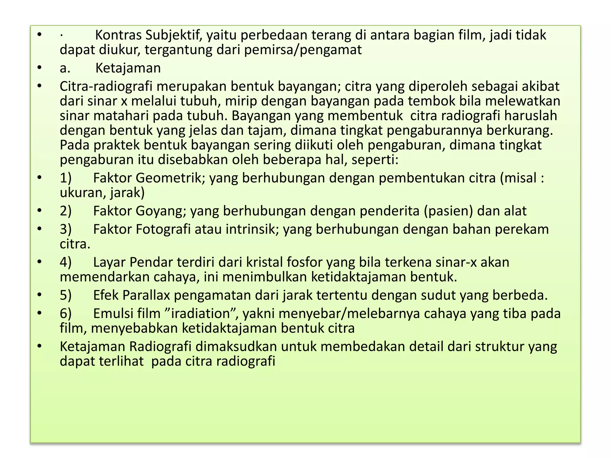 Radiofotografi ii ( ATRO NUSANTARA JAKARTA) | PPTX