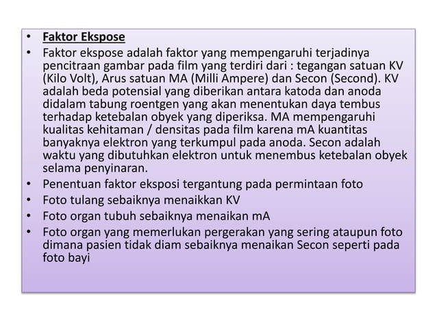 Radiofotografi ii ( ATRO NUSANTARA JAKARTA) | PPTX