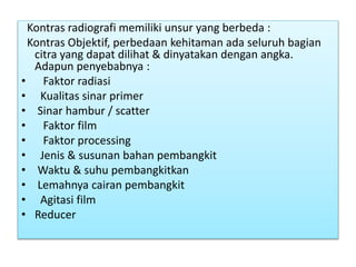 Radiofotografi ii ( ATRO NUSANTARA JAKARTA) | PPTX