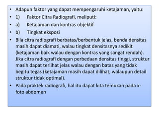 Radiofotografi ii ( ATRO NUSANTARA JAKARTA) | PPTX
