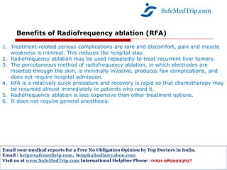 Radio Frequency Ablation (RFA Treatment ) -Modern Technology for ...
