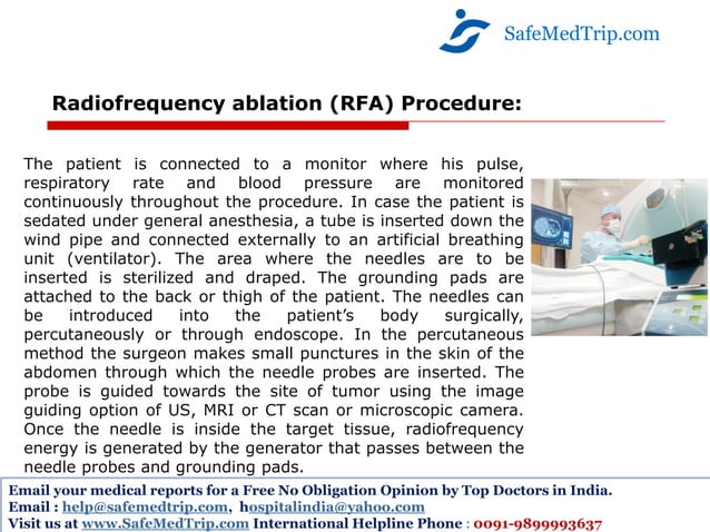 Radio Frequency Ablation (RFA Treatment ) -Modern Technology for ...