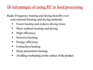 Radio frequency cooking | PPT