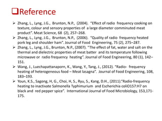 Radio frequency cooking | PPT