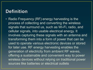 Radio frequency energy harvesting.pptx