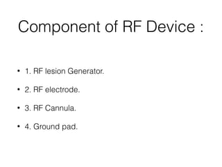 Radiofrequency in chronic pain management | PDF