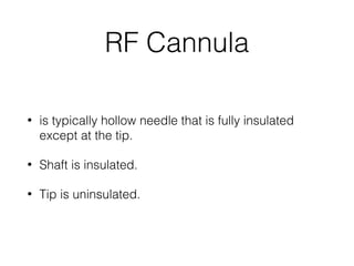 Radiofrequency in chronic pain management | PDF