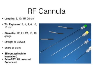Radiofrequency in chronic pain management | PDF