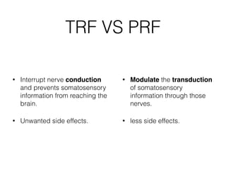 Radiofrequency in chronic pain management | PDF