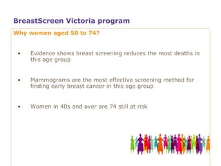 BreastScreen Victoria overview for Radiographers | PPT