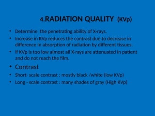 Radiographic image ppt including xrays.. | PPTX