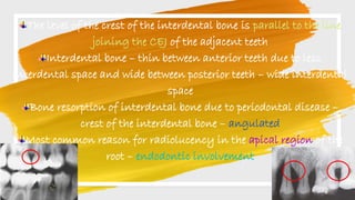 Radiographic aids in Periodontal Diagnosis | PPTX