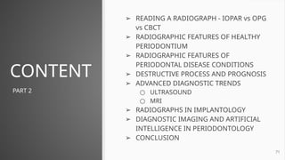 Radiographic aids used in Periodontal Diagnosis | PPTX