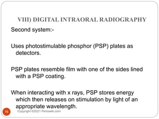 Radiographic aids in periodontal disease diagnosis part I | PPTX