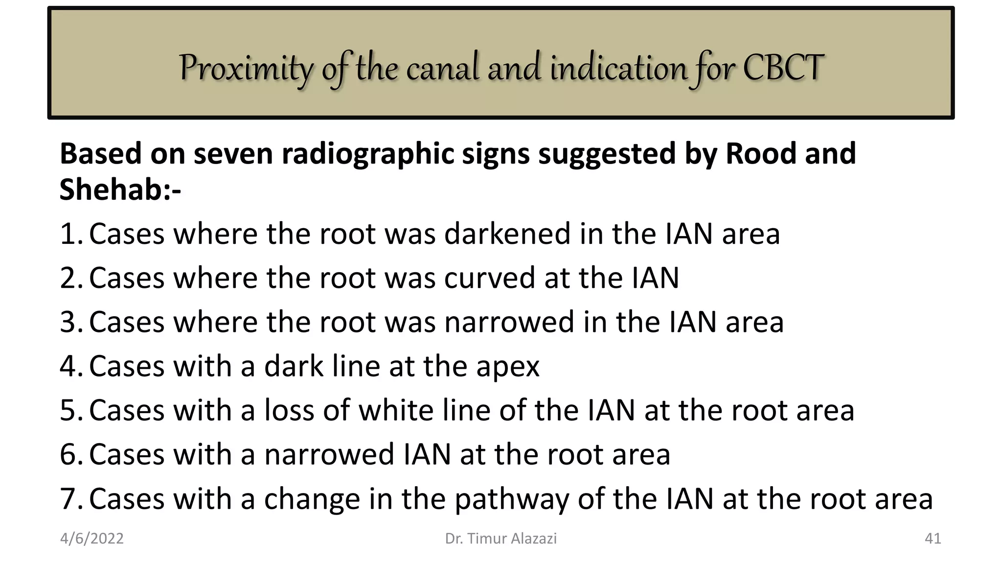 Radiographical assesment of impacted teeth | PPTX