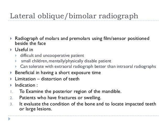 Radiographic assessment in paediatric dentistry