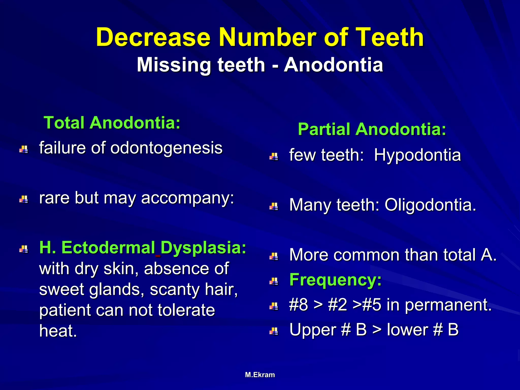 Radiographic assessment of teeth developmental anomalies | PPT