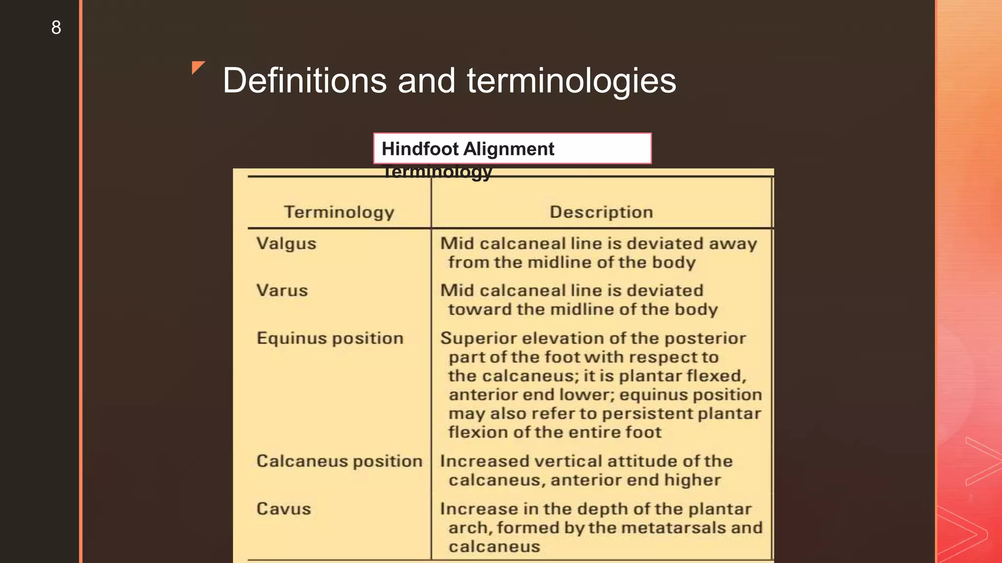 Radiographic assessment of pediatric foot alignment | PPTX
