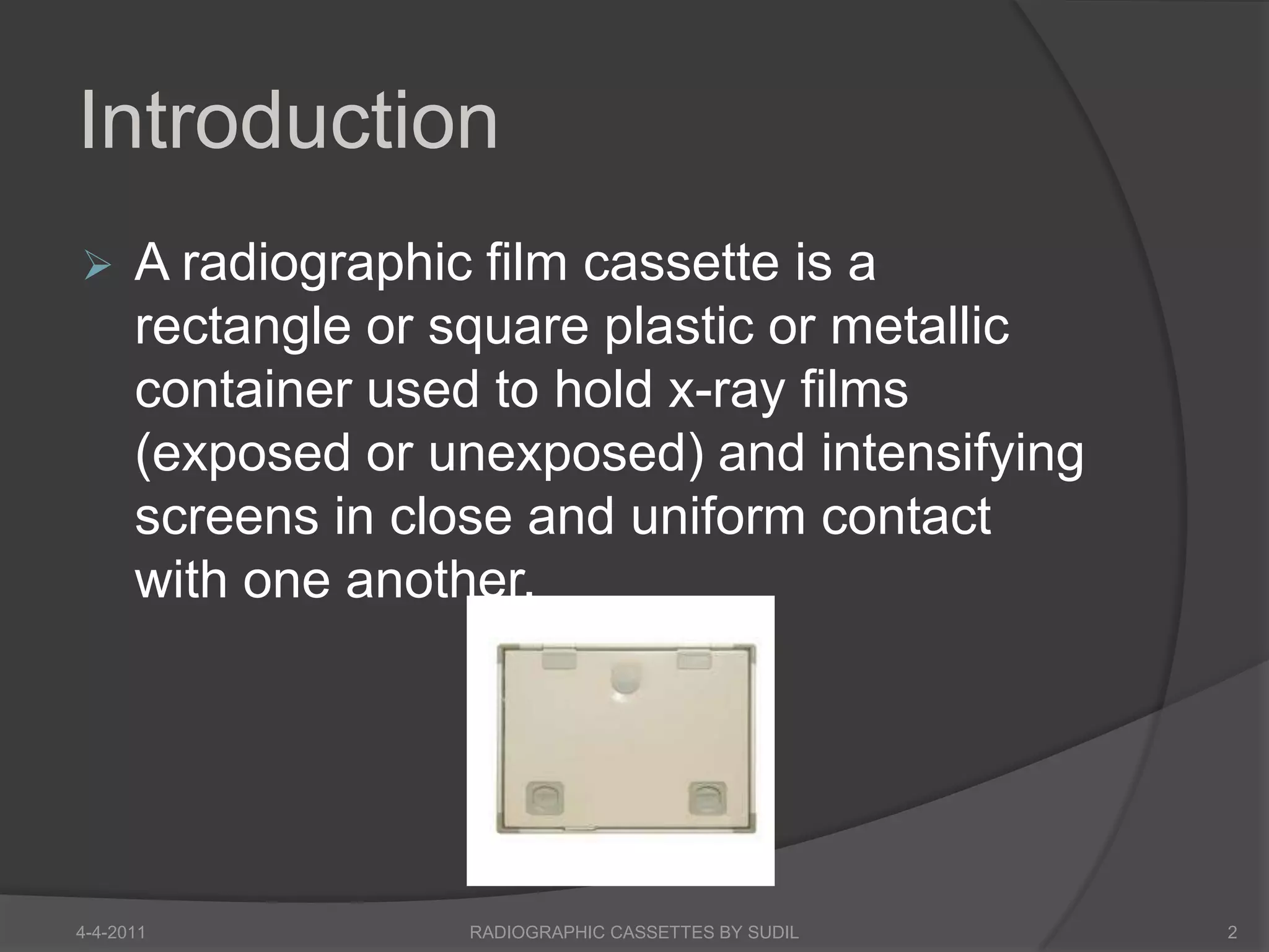 Radiographic cassettes | PPSX