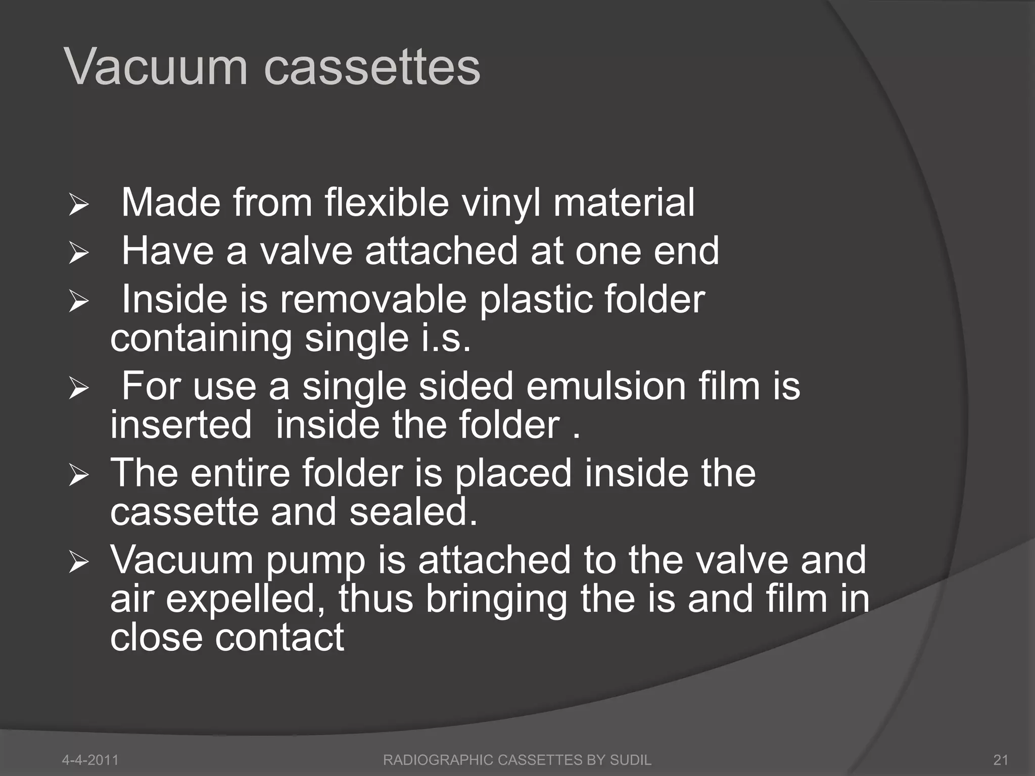 Radiographic cassettes | PPSX