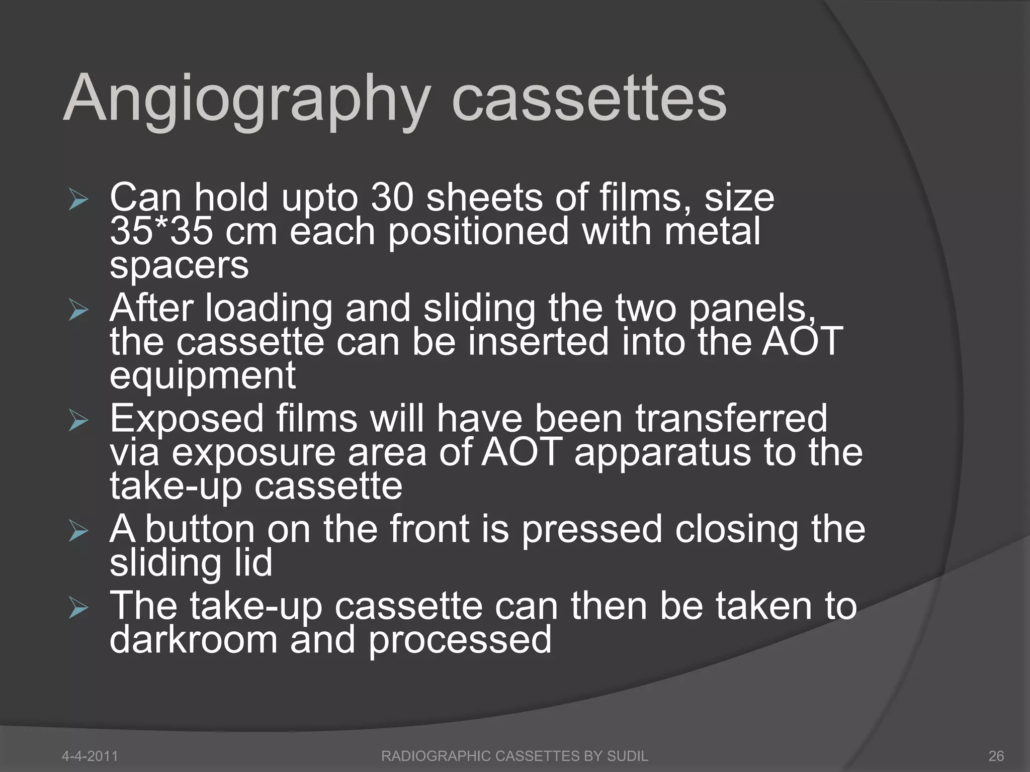 Radiographic cassettes | PPSX