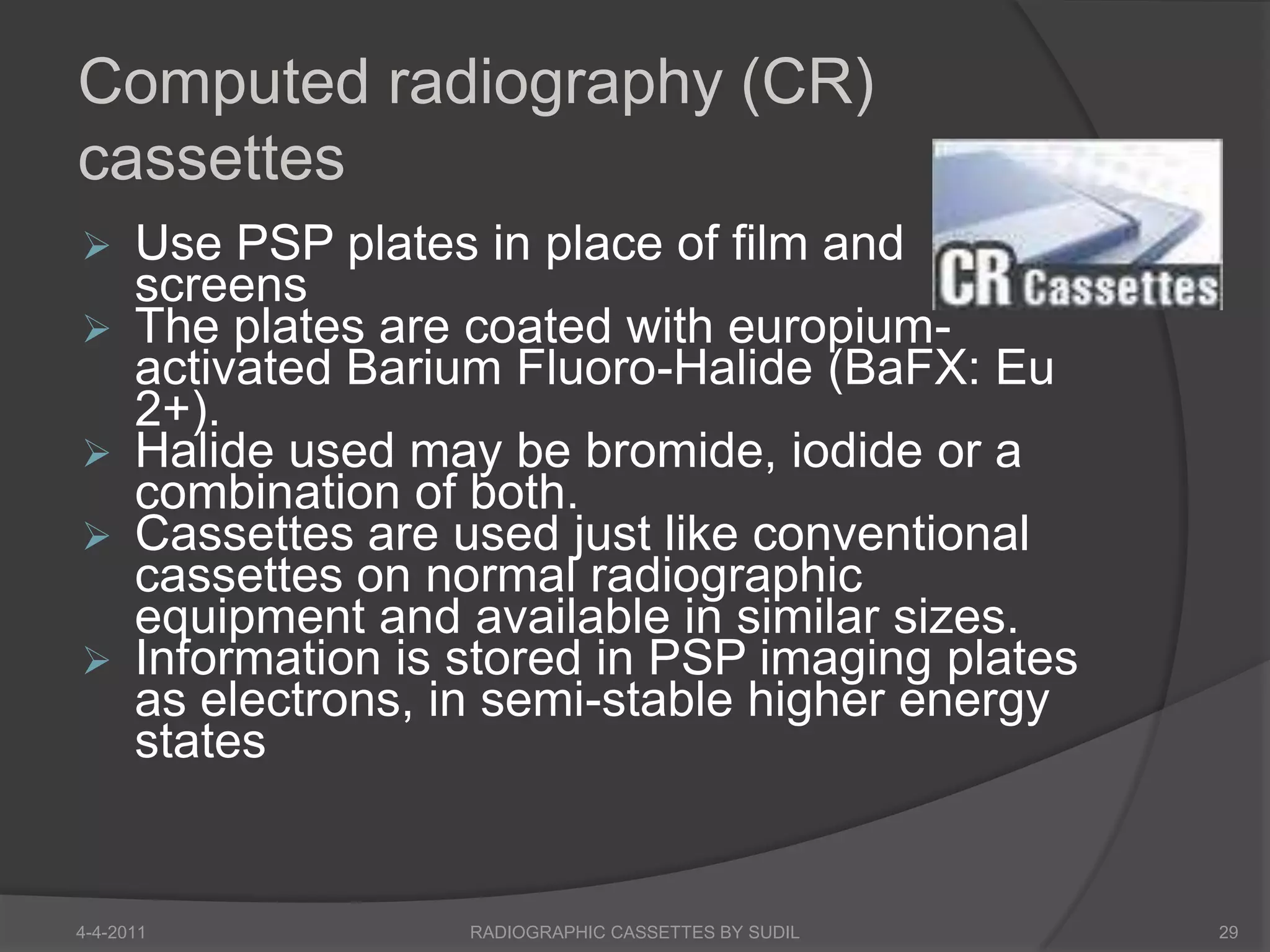 Radiographic cassettes | PPSX