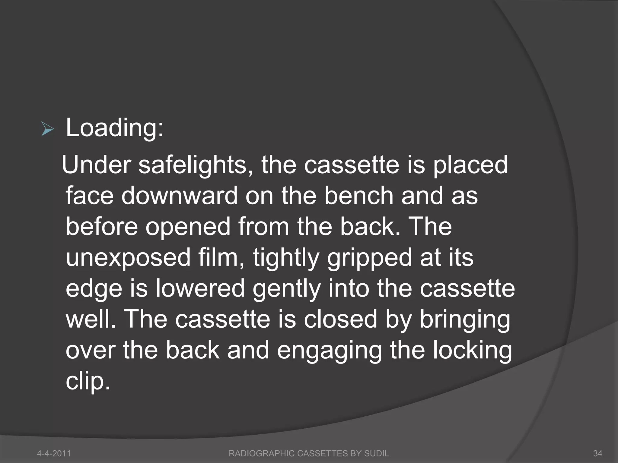 Radiographic cassettes | PPSX