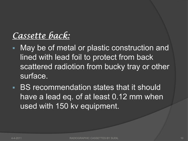Radiographic cassettes | PPSX | Cameras and Camcorders | Consumer ...
