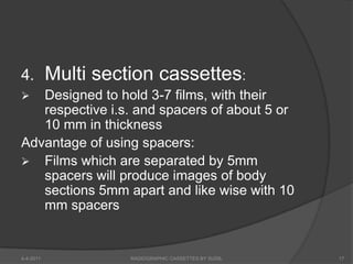Radiographic cassettes | PPSX