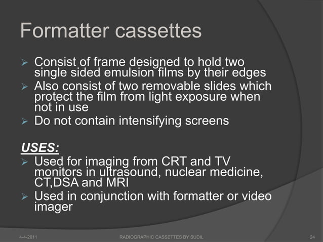 Radiographic cassettes | PPSX | Cameras and Camcorders | Consumer ...