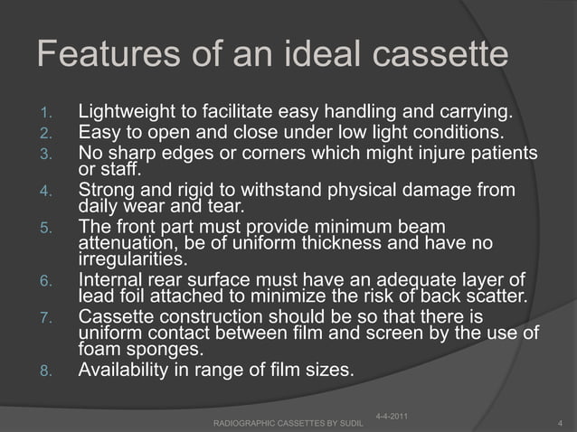 Radiographic cassettes | PPSX | Cameras and Camcorders | Consumer ...