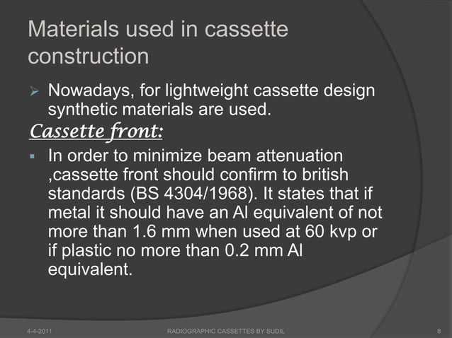 Radiographic cassettes | PPSX | Cameras and Camcorders | Consumer ...