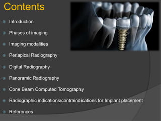 Radiographic considerations in dental implants | PPTX | Dental Health ...