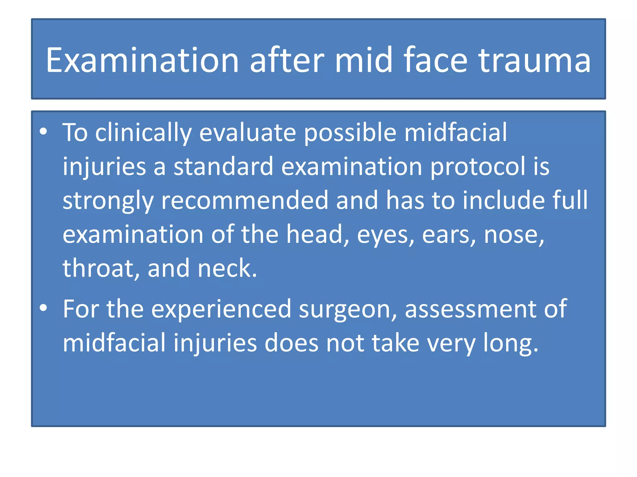 Radiographic evaluation of midface fracture | PPTX