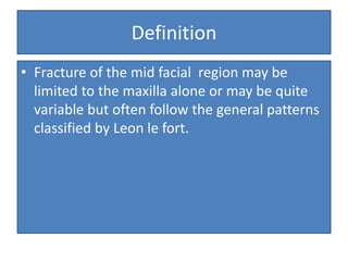 Radiographic evaluation of midface fracture | PPTX