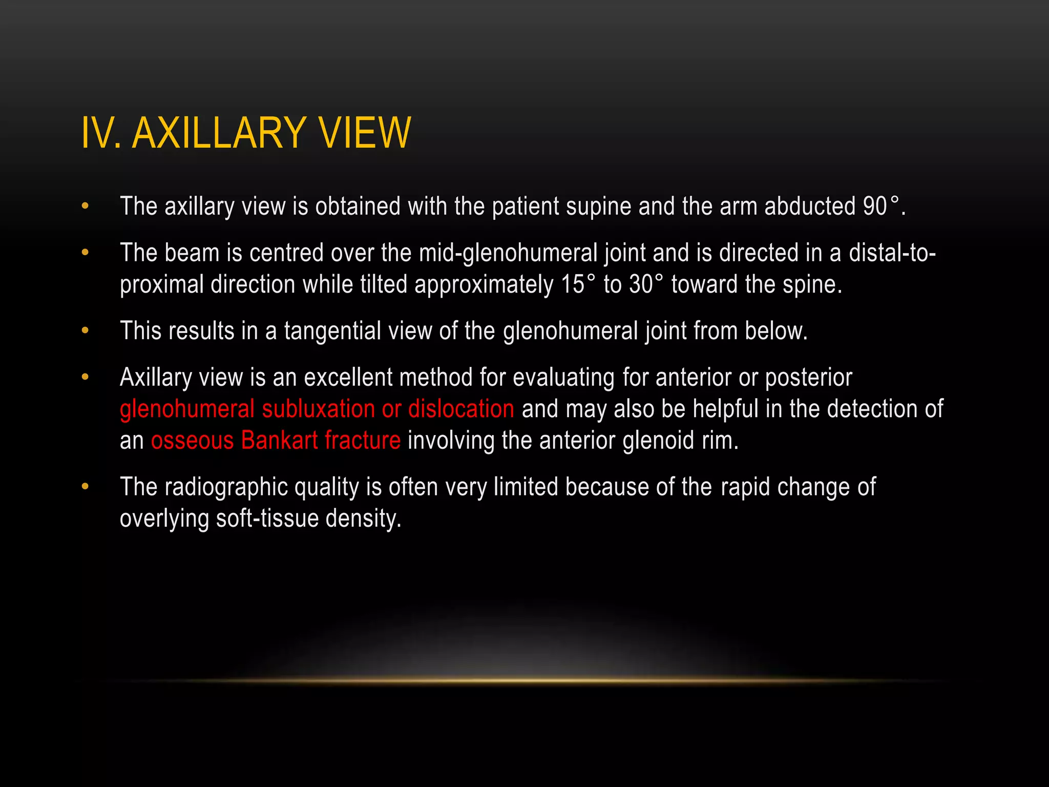 Radiographic evaluation of shoulder | PPTX