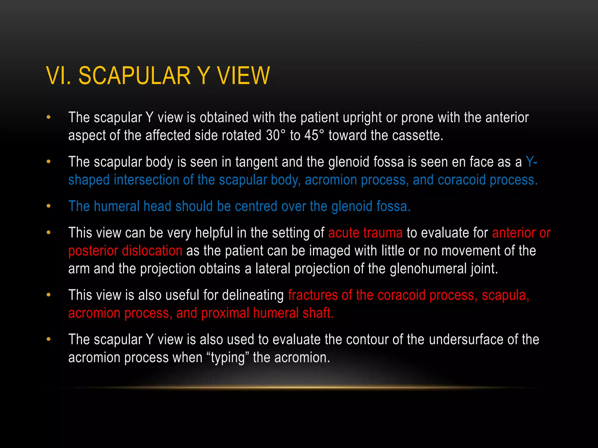 Radiographic evaluation of shoulder | PPTX
