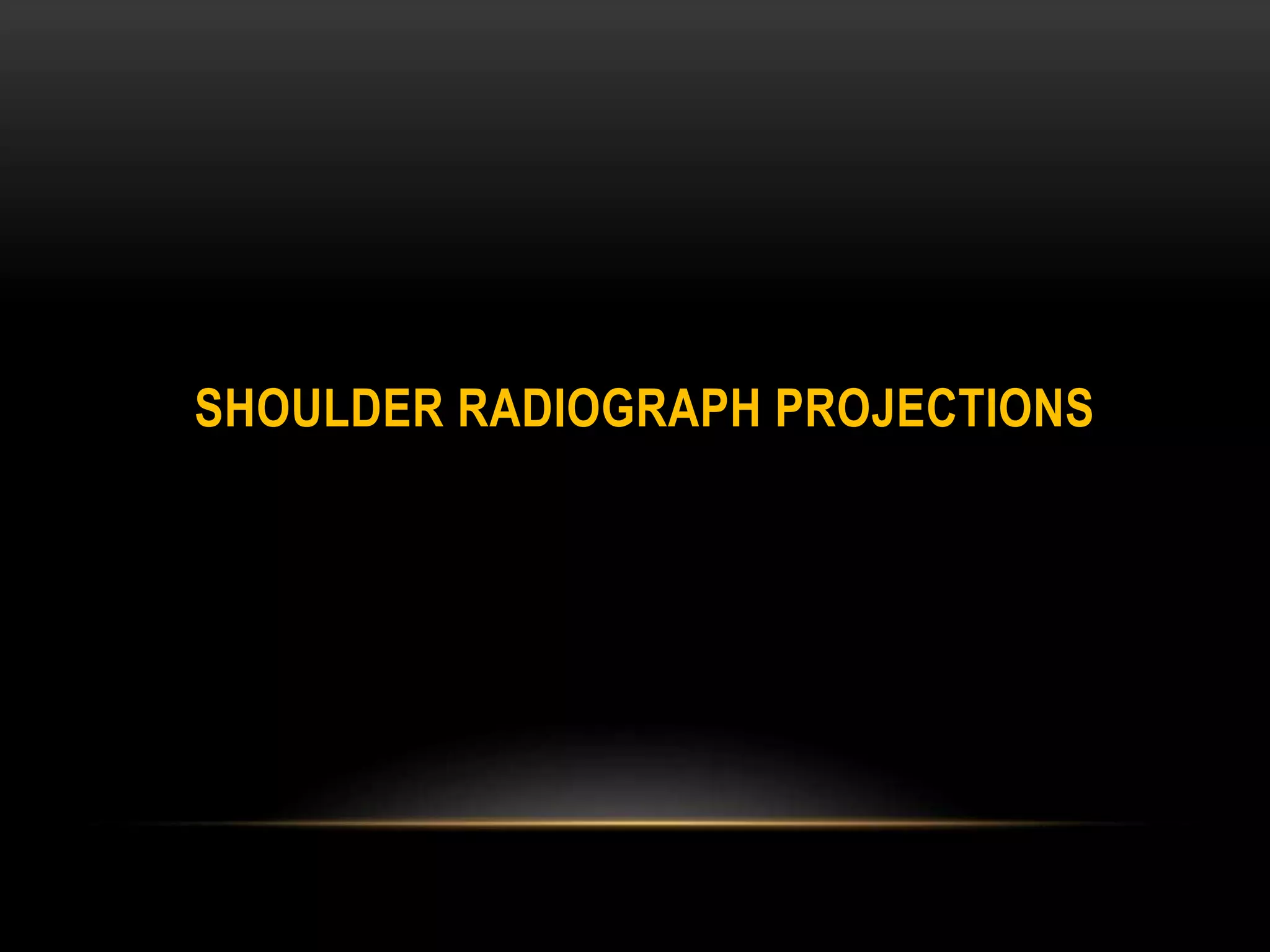 Radiographic evaluation of shoulder | PPTX