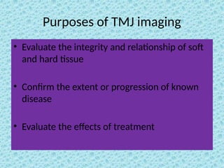 RADIOGRAPHIC EXAMINATION OF TMJ.pptx. | PPTX