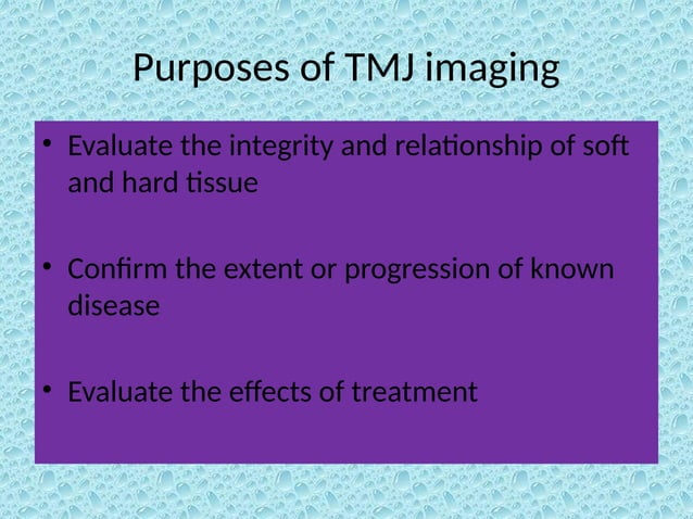 RADIOGRAPHIC EXAMINATION OF TMJ.pptx. | PPT