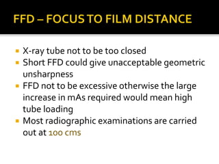 Radiographic factor | PPTX