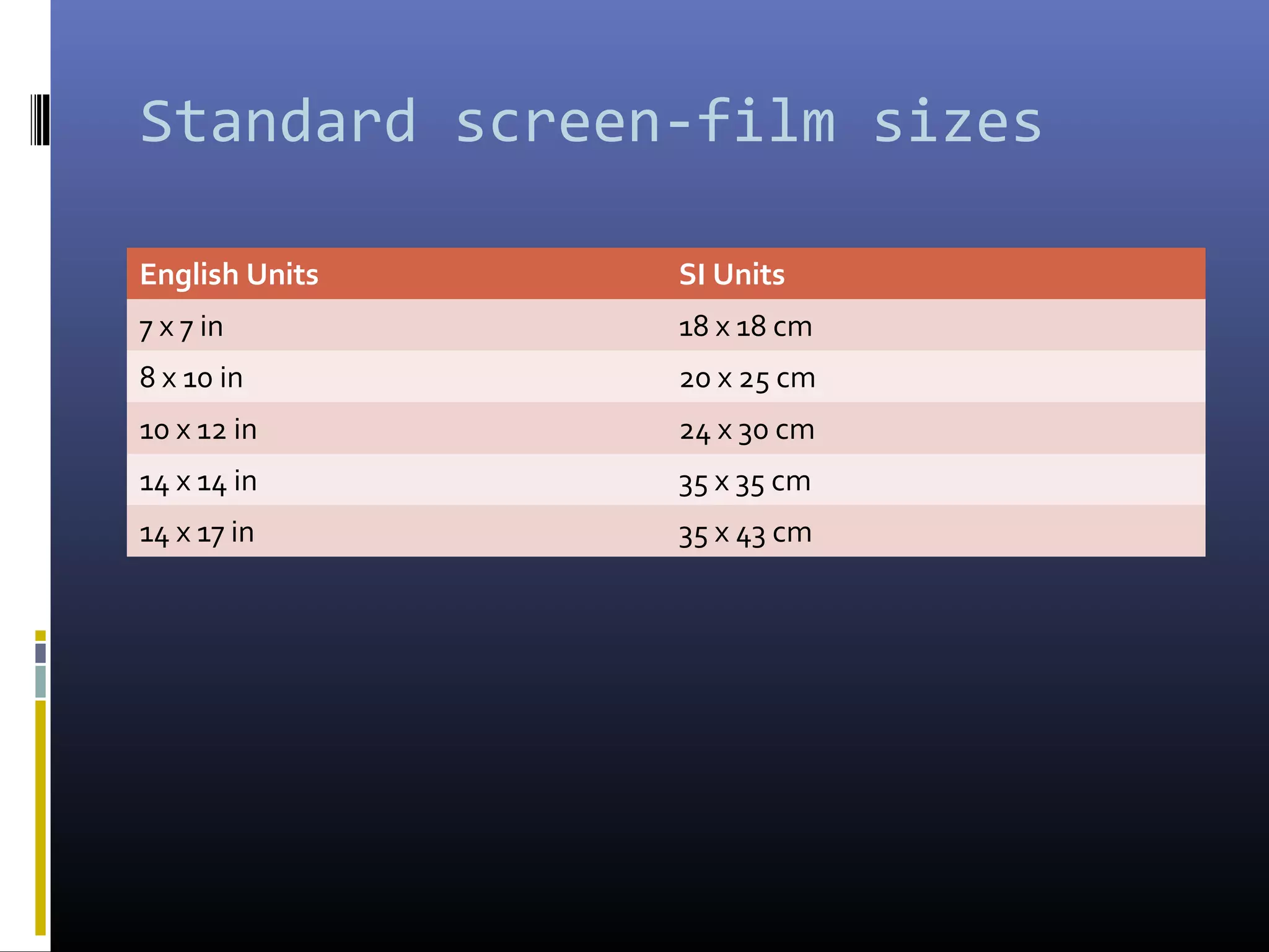 Radiographic film | PPT