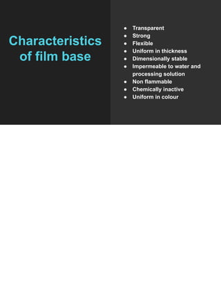RADIOGRAPHIC FILM, types, uses, application | PDF