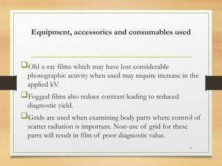Radiographic Film Faultsand how they can be avoided | PPTX