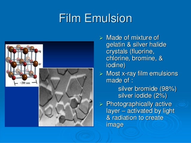 Radiographic film & intensifying screens w10