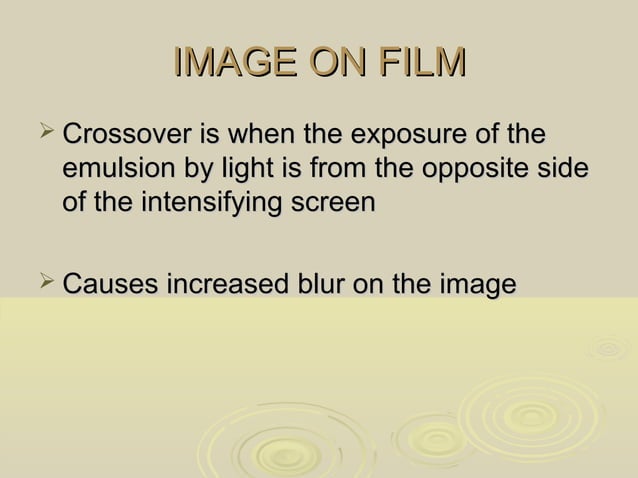 Radiographic film ; intensifying screens | PPT | Cameras and Camcorders ...