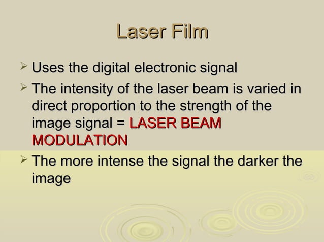 Radiographic film ; intensifying screens | PPT | Cameras and Camcorders ...